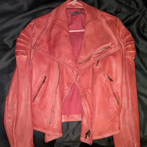 Blur | Jackets & Coats | Blur Womens Handmade Italian Leather Jacket ...